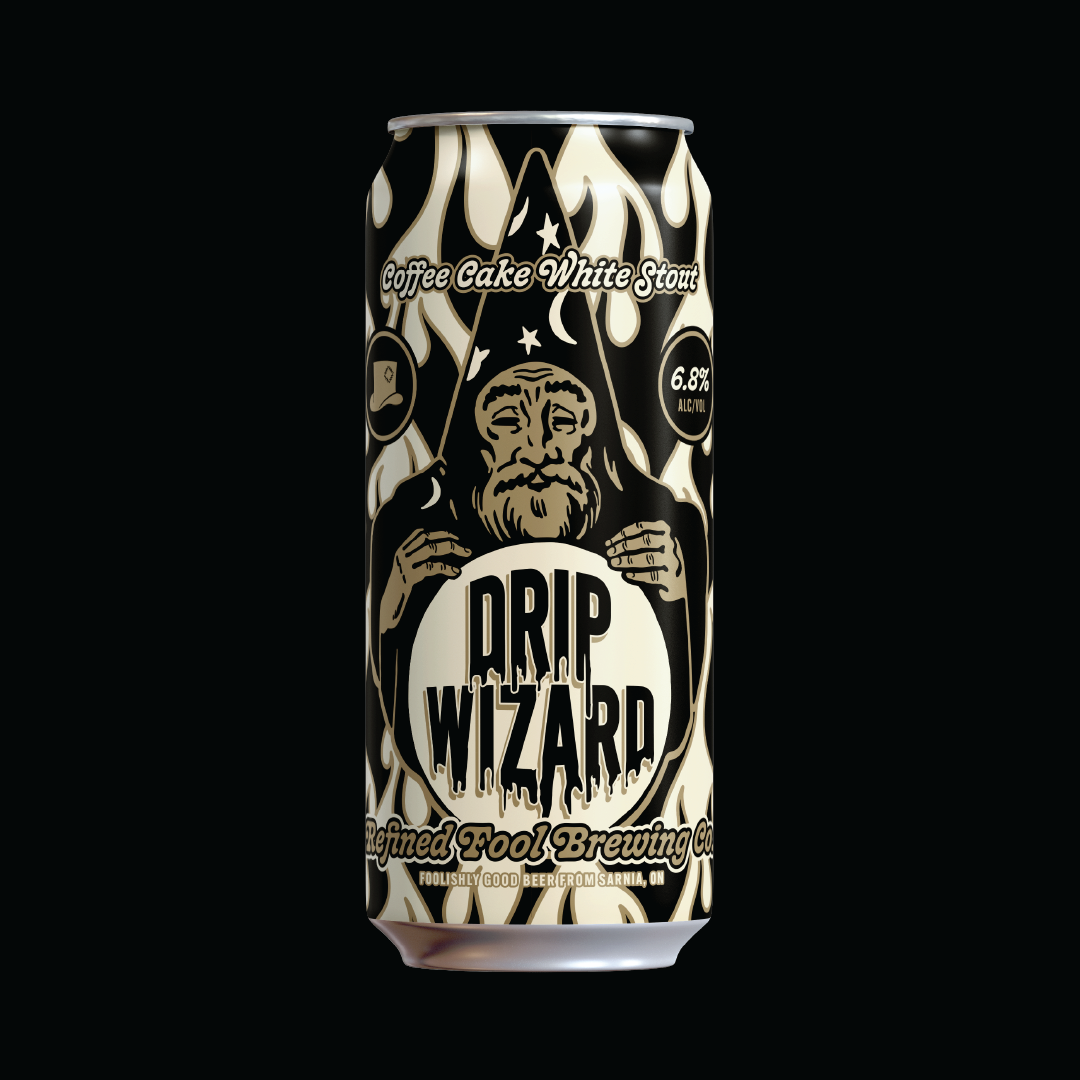 Drip Wizard - Coffee Cake White Stout – Refined Fool Brewing Co.