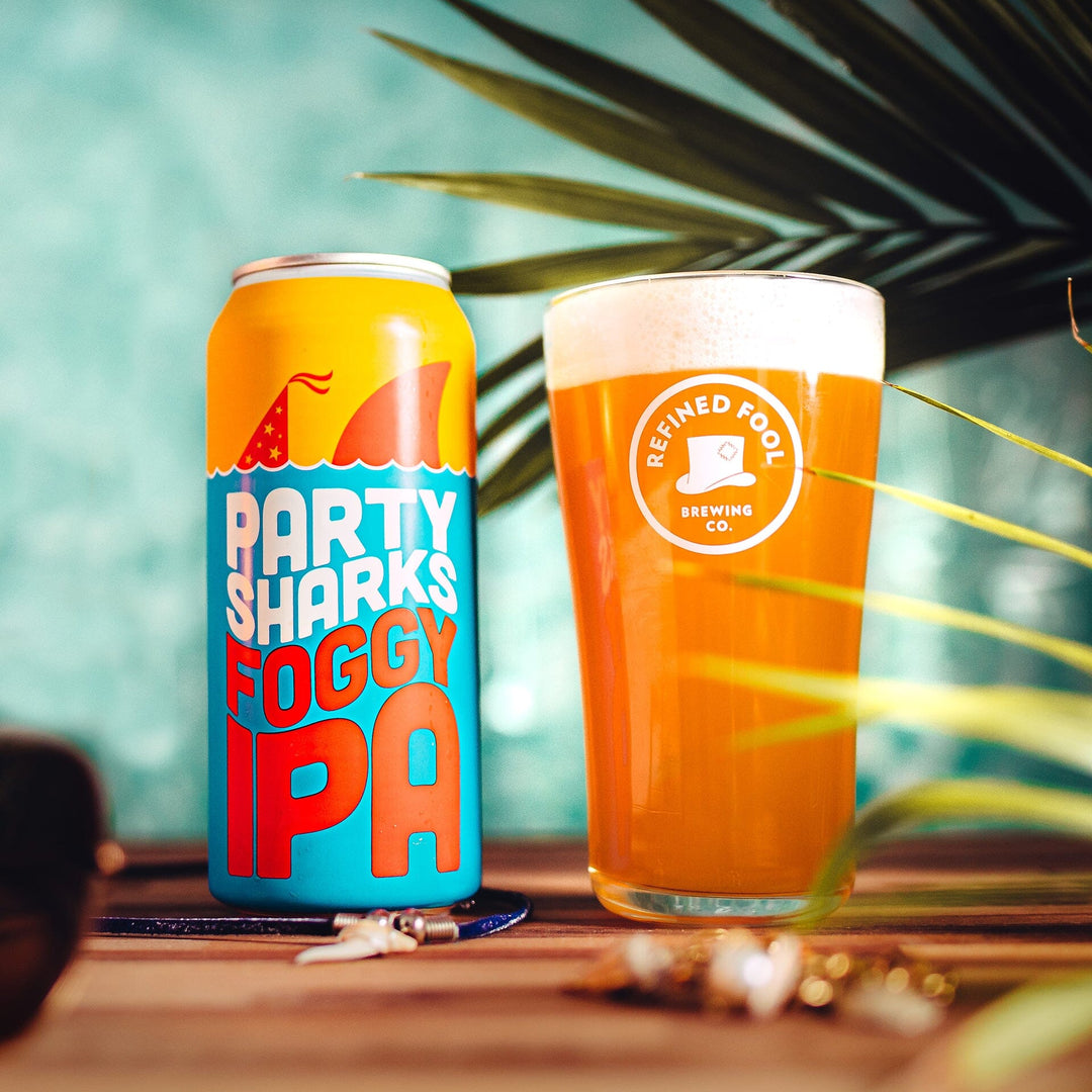 Party Sharks - Foggy IPA – Refined Fool Brewing Co.