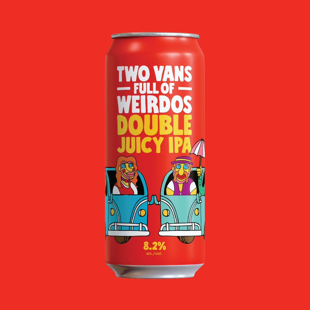 Two Vans Full of Weirdos - Double Juicy IPA – Refined Fool Brewing Co.